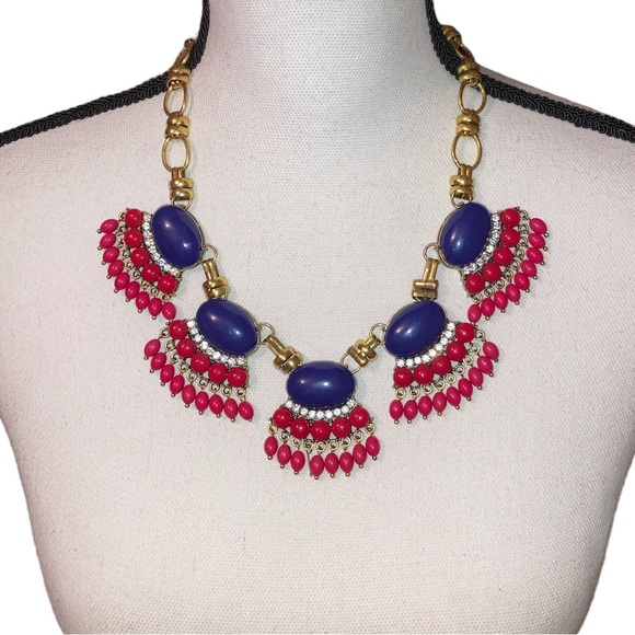 J. Crew | Jewelry | Jcrew Fan Statement Necklace | Poshmark